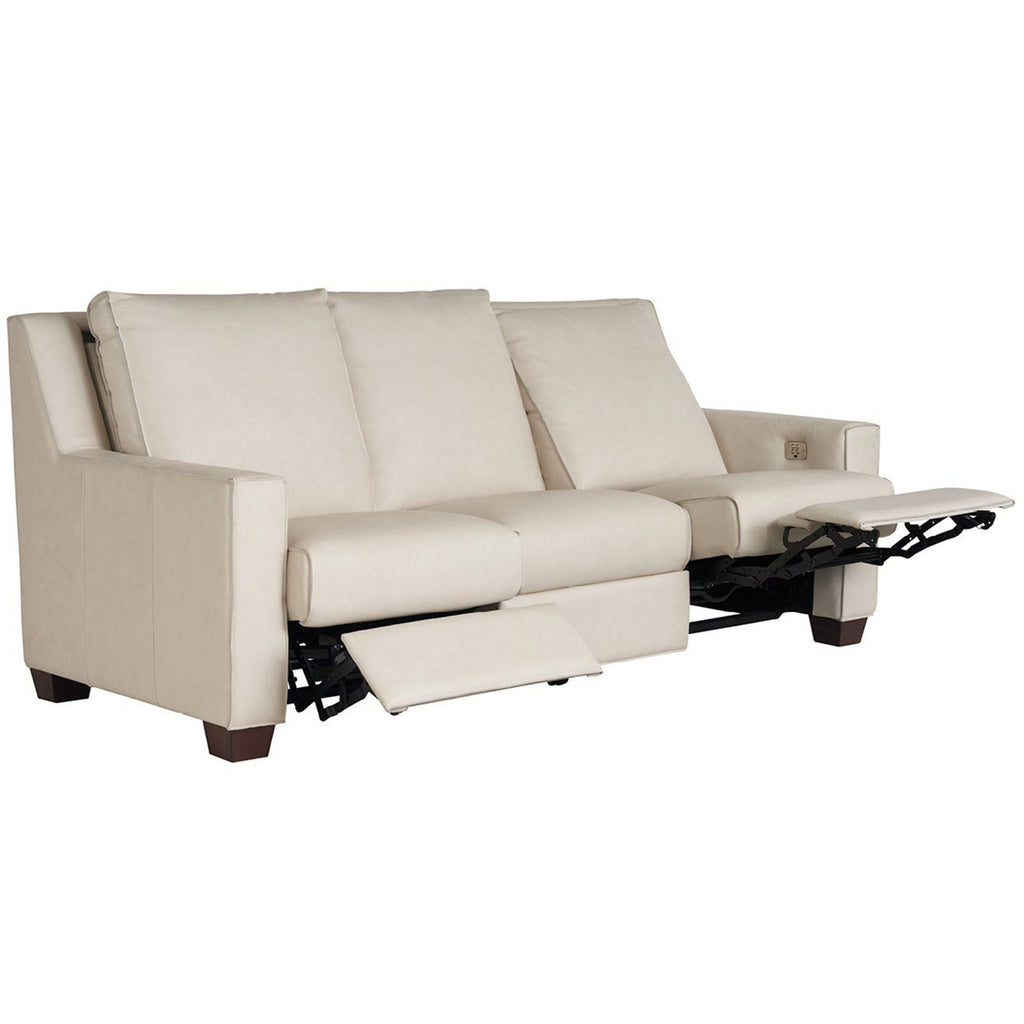 Tucker Leather Power Motion Sofa, Markham Frost – High Fashion Home