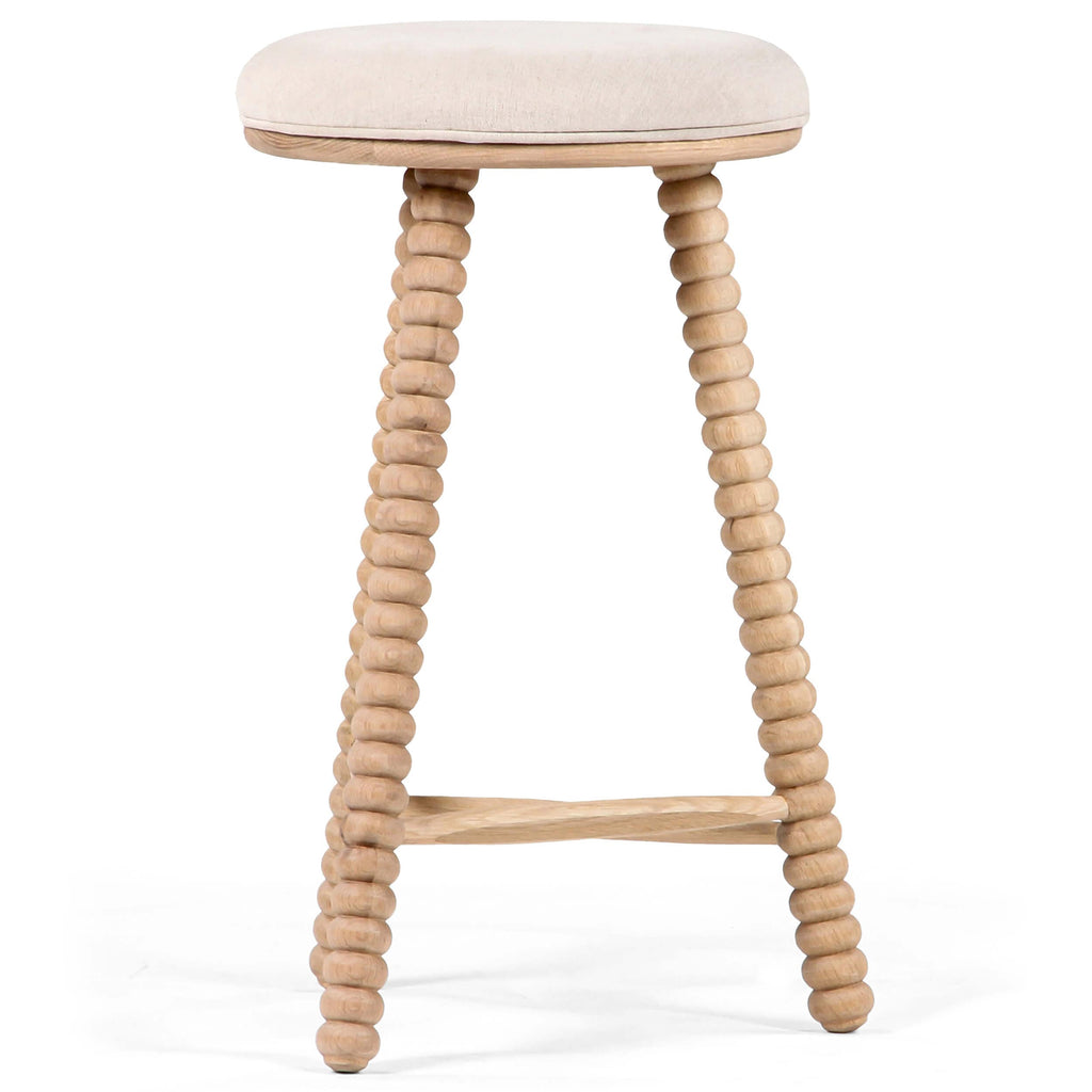Twist Counter Stool, Natural, Set of 2 – High Fashion Home