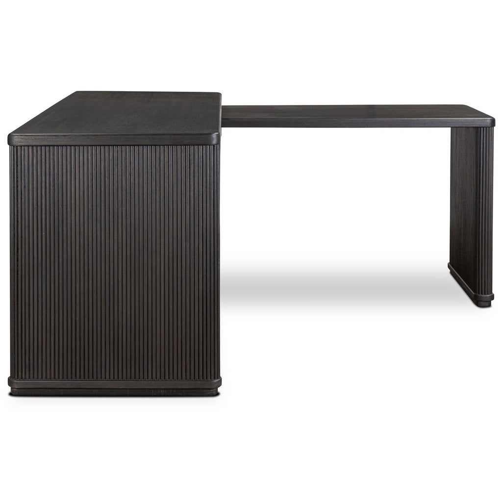 Weston Rotating Desk, Black by Four Hands – High Fashion Home