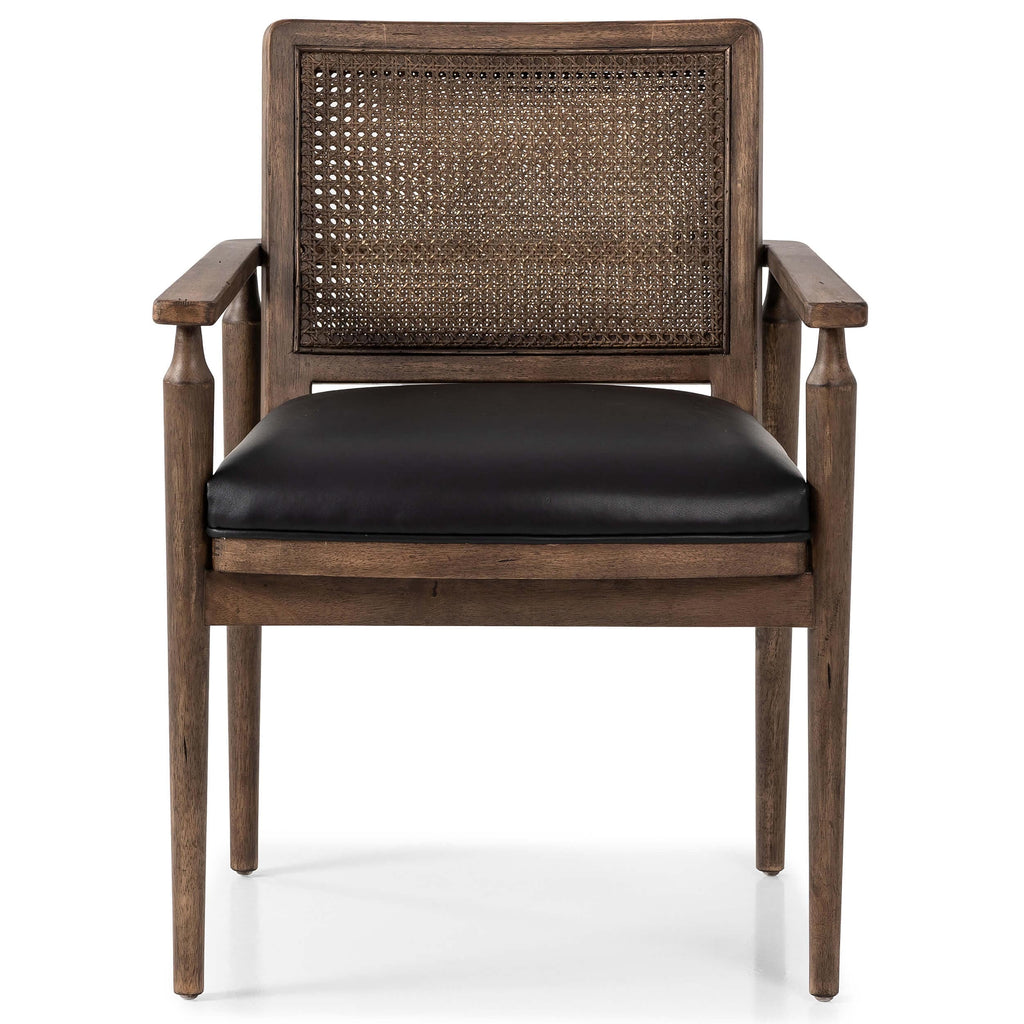 Xavier Dining Arm Chair, Carson Black by Four Hands – High Fashion Home