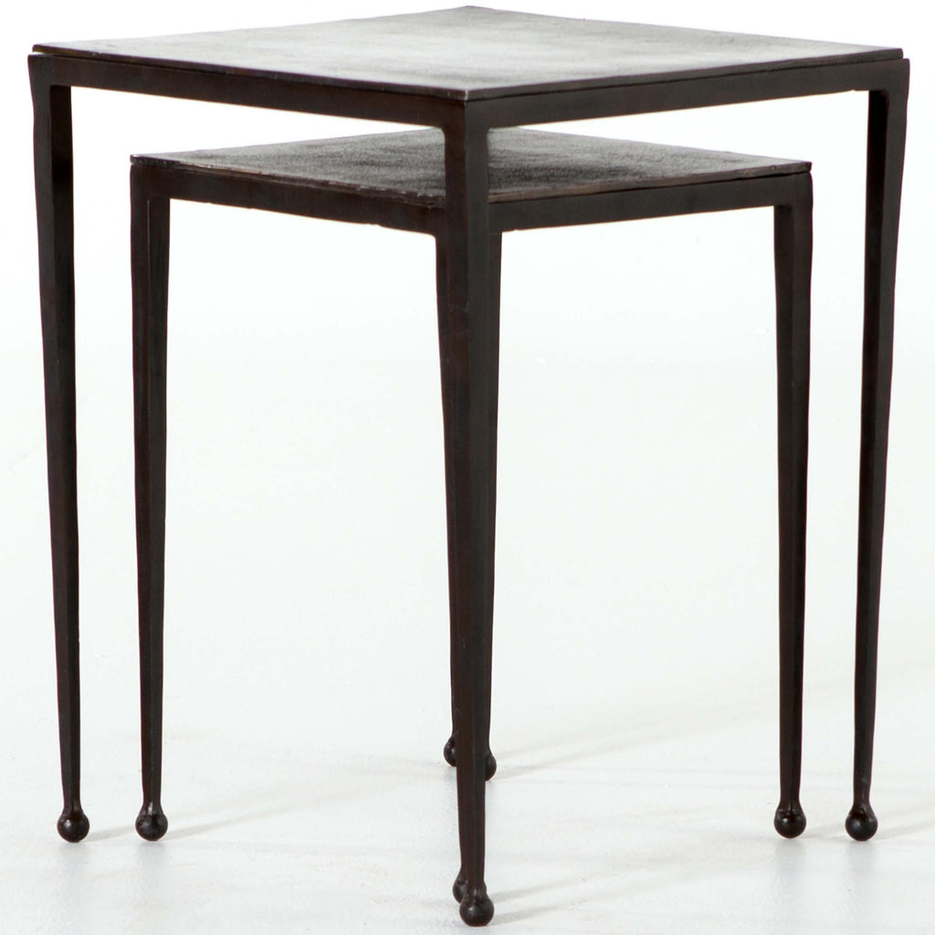 Dalston Nesting End Tables, Antique Rust by Four Hands – High Fashion Home