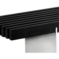 Atticus Bench, Black – High Fashion Home