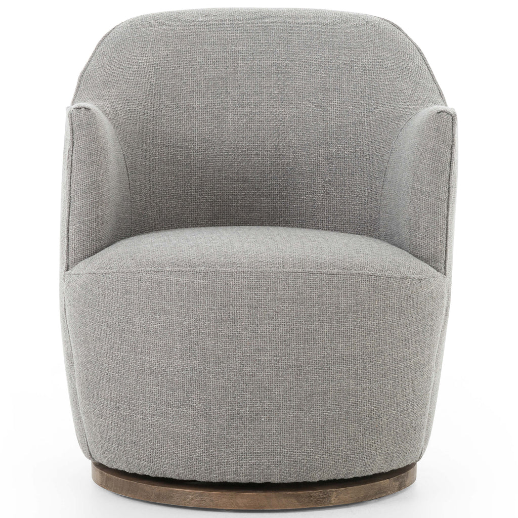 Aurora Swivel Chair, Gibson Silver by Four Hands – High Fashion Home