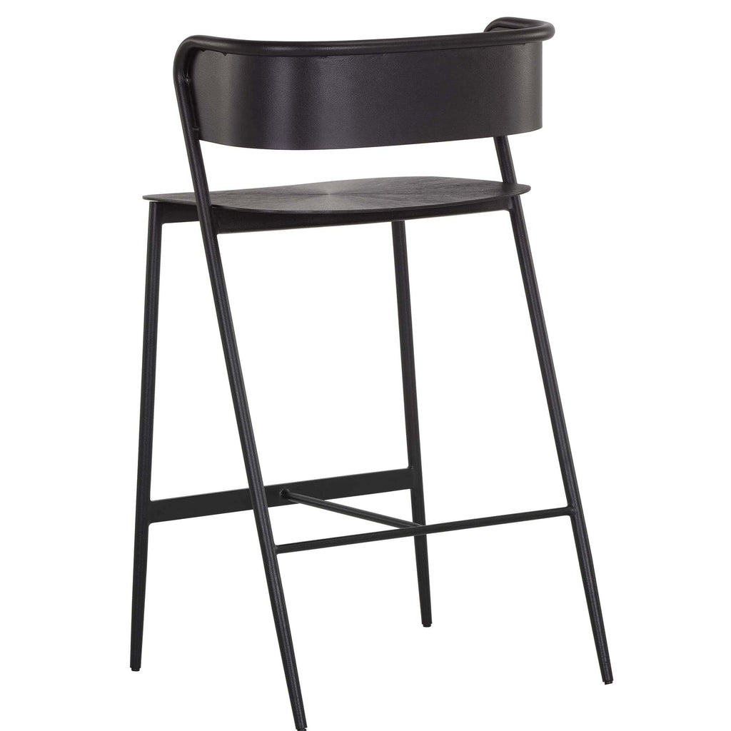 Keanu Counter Stool, Gunmetal – High Fashion Home