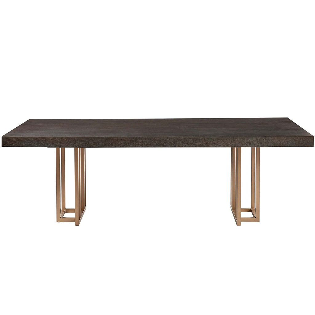 Baldessara Dining Table, Brown – High Fashion Home