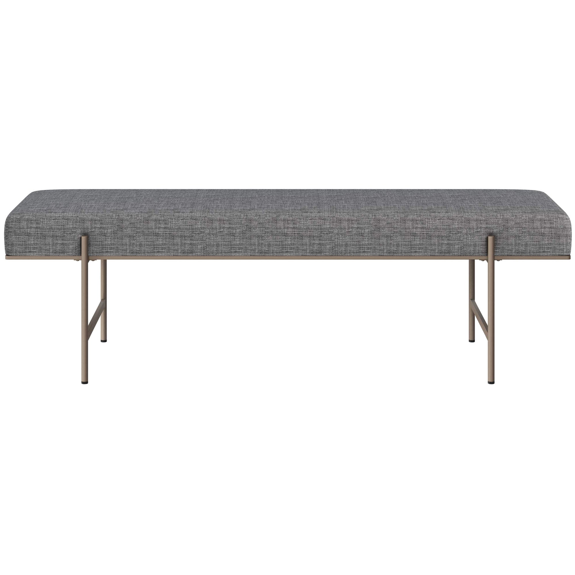 Davian Bench, Chacha Grey – High Fashion Home