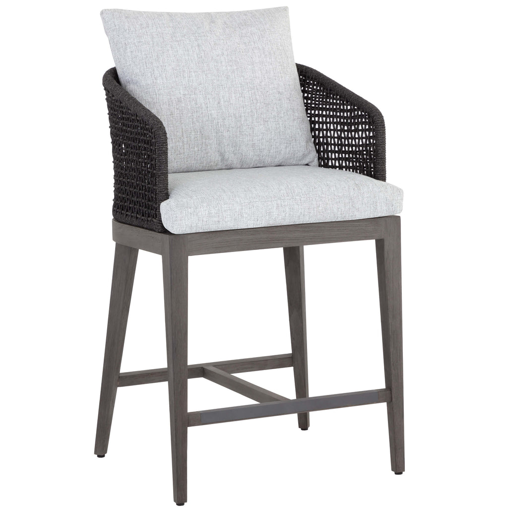 Capri Counter Stool, Copacabana Marble – High Fashion Home