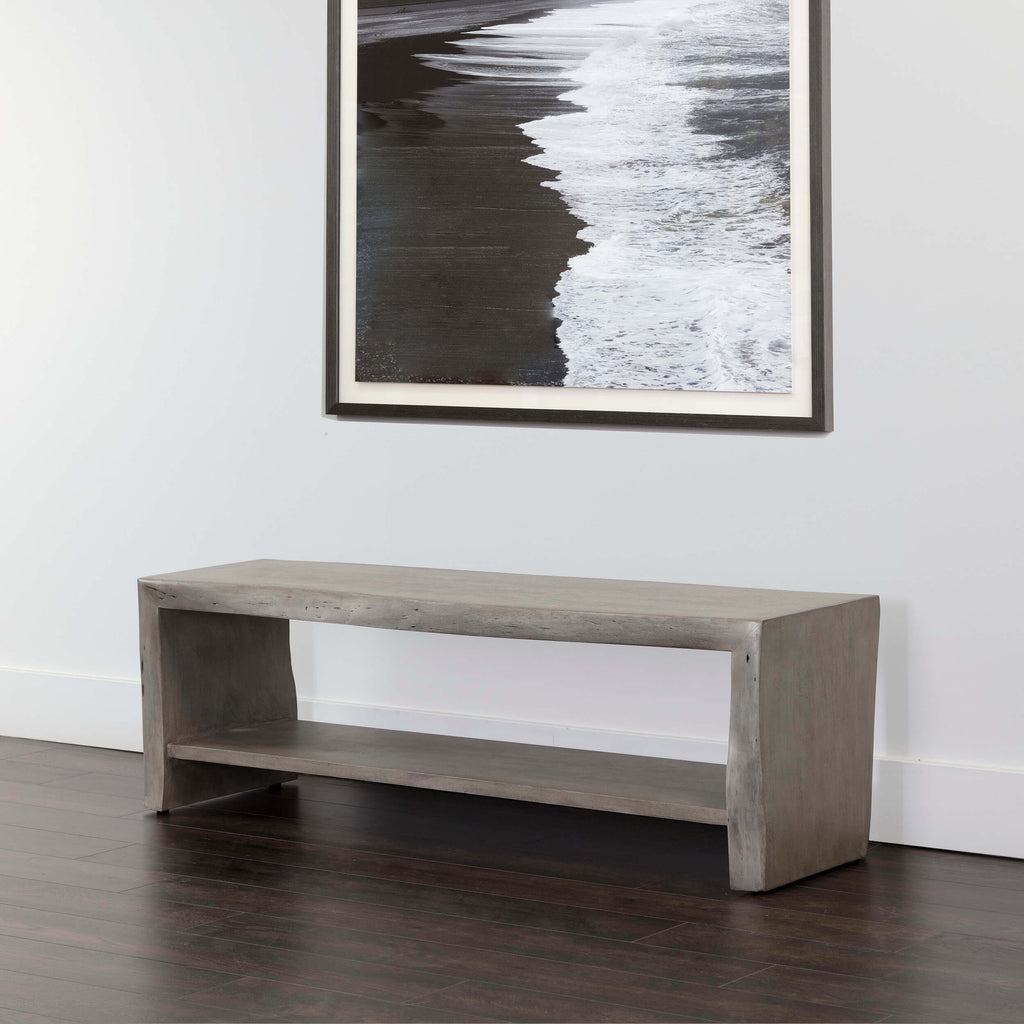 Ridge Bench, Grey – High Fashion Home