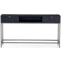 Trey Console Table, Black Wash – High Fashion Home