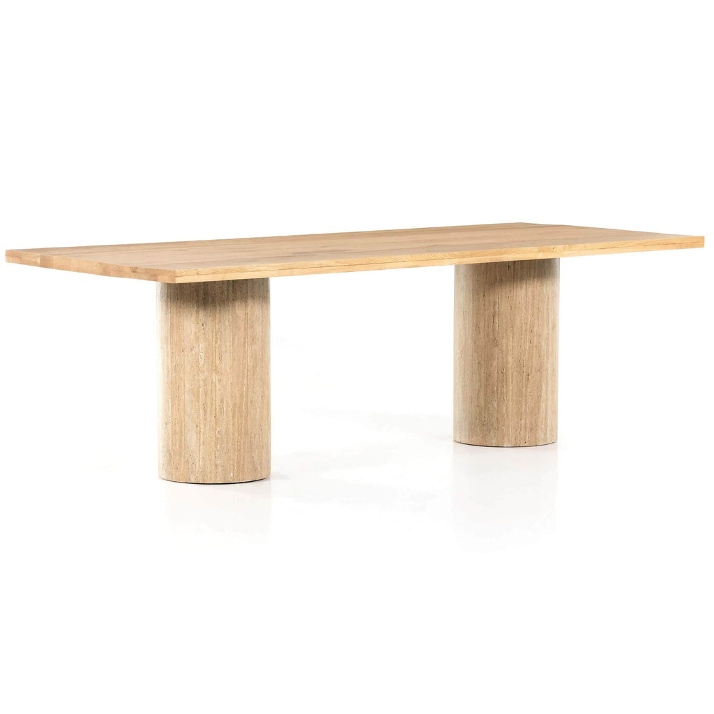 Malia Dining Table, Natural Oak by Four Hands – High Fashion Home