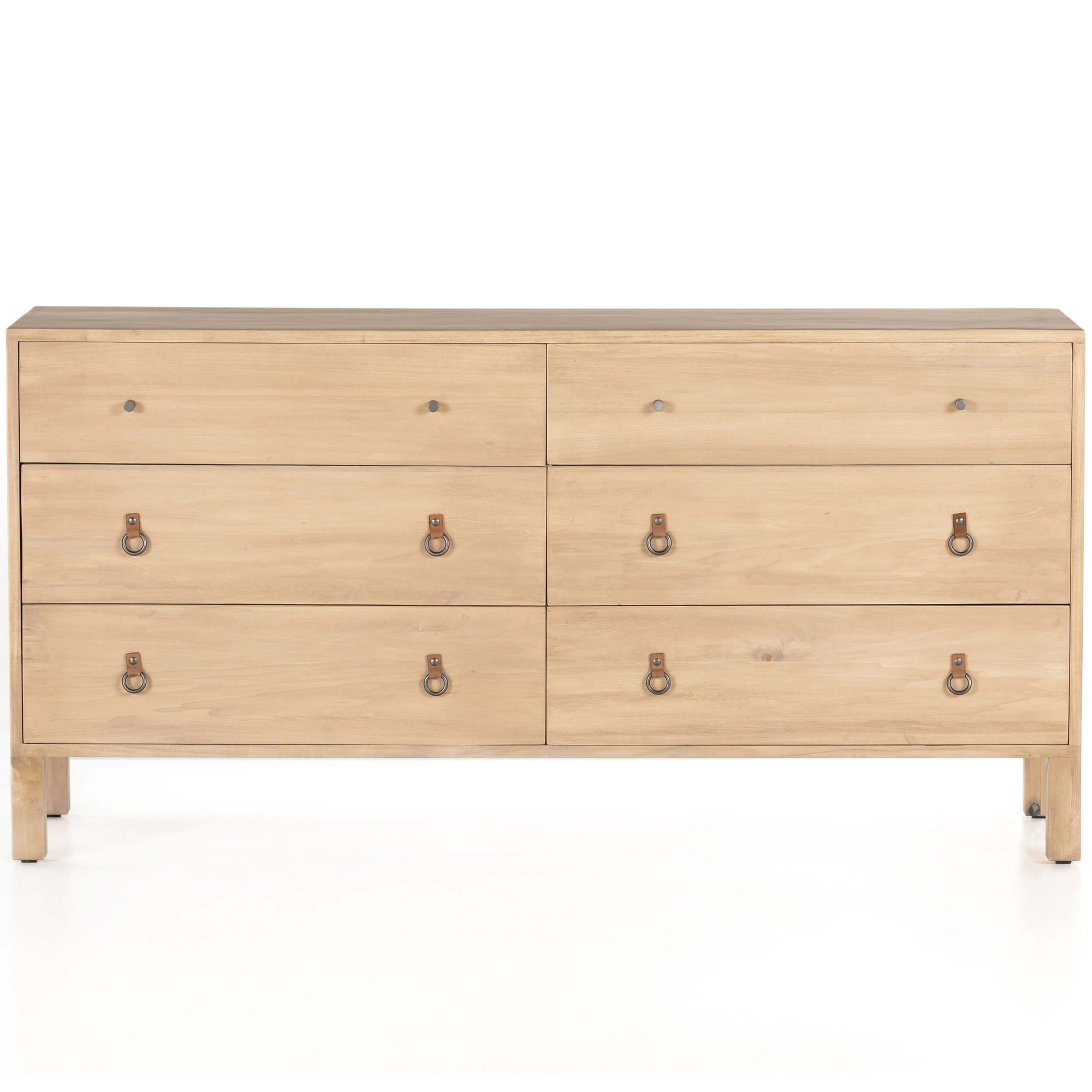 Isador 6 Drawer Dresser, Dry Wash Poplar – High Fashion Home