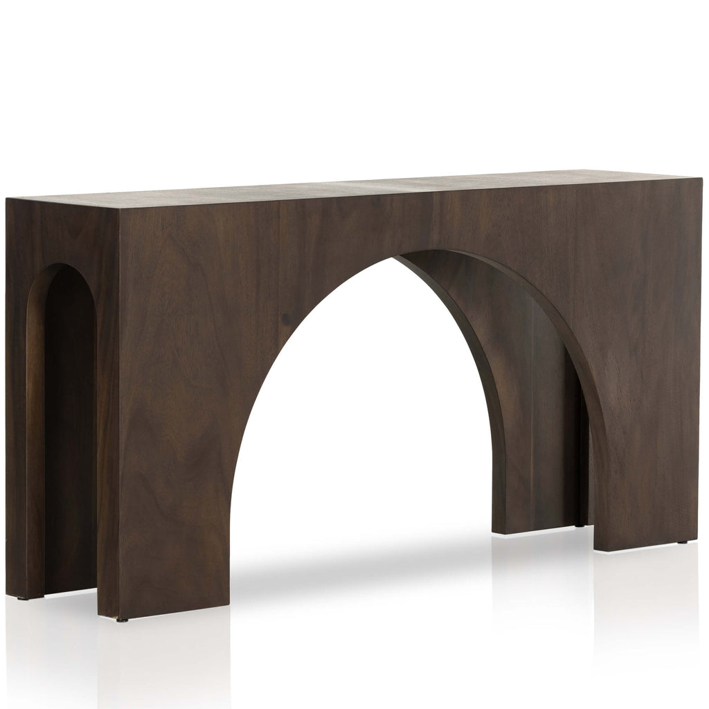Fausto Console Table, Smoked Guanacaste by Four Hands – High Fashion Home