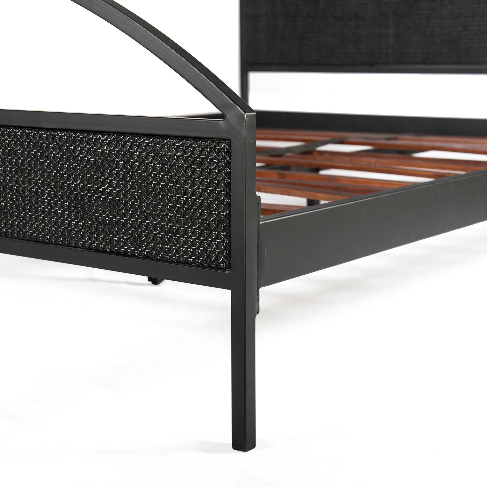 Natalia Bed, Black Cane – High Fashion Home