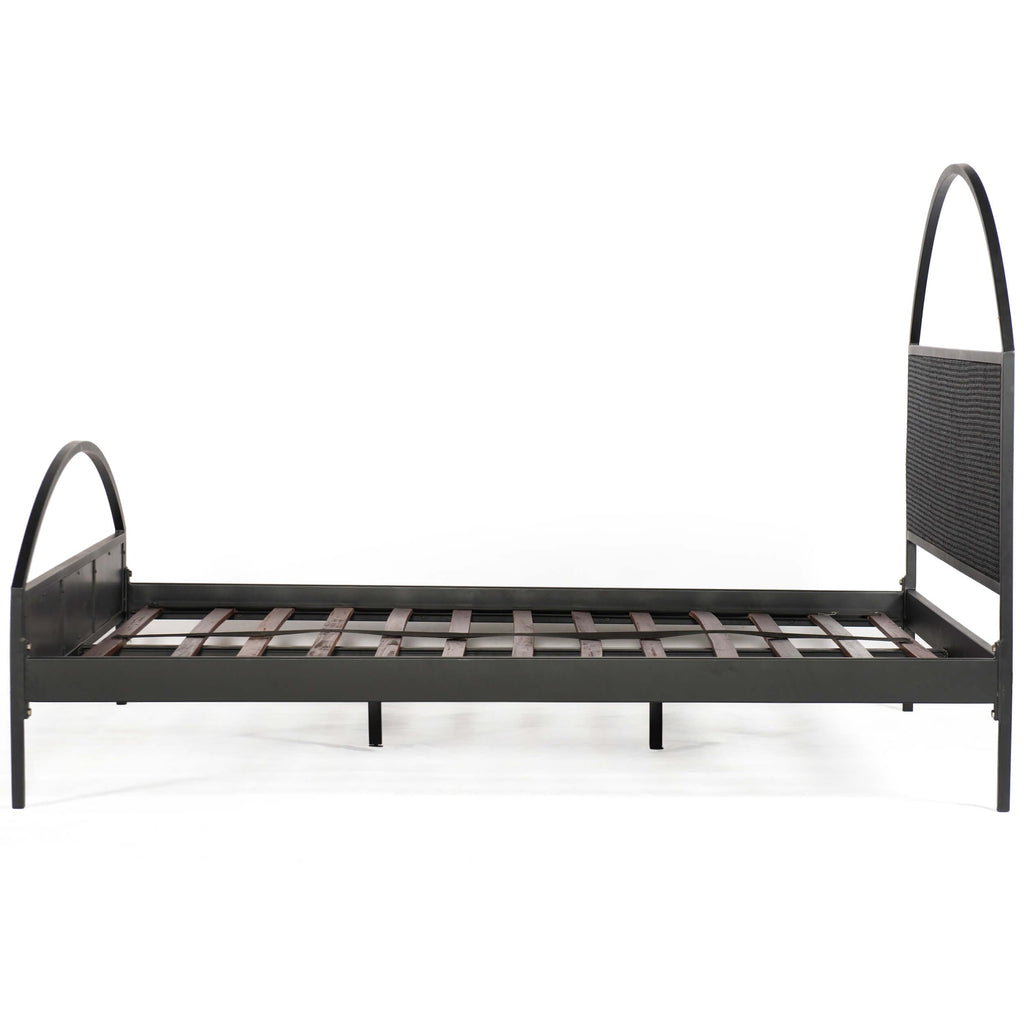 Natalia Bed, Black Cane – High Fashion Home