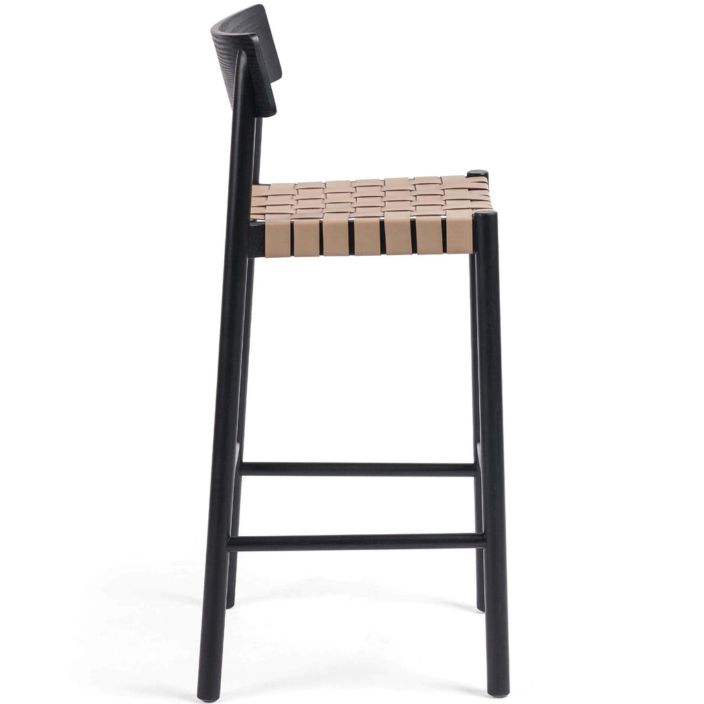 Heisler Bar & Counter Stool, Black by Four Hands – High Fashion Home