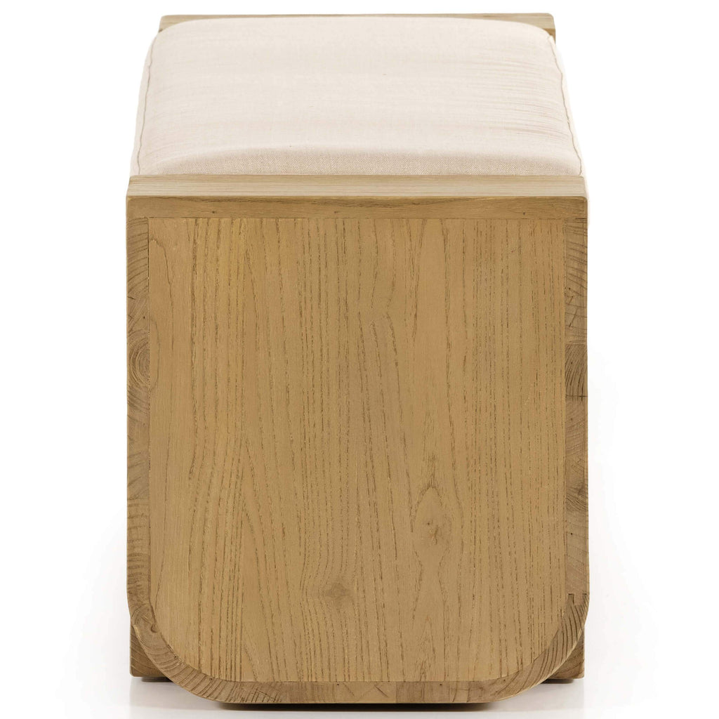 Ward Accent Bench, Natural Nettlewood by Four Hands – High Fashion Home
