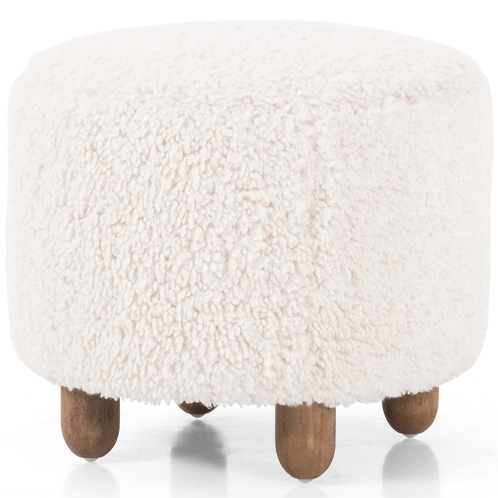 Aniston 22" Ottoman, Andes Natural by Four Hands – High Fashion Home