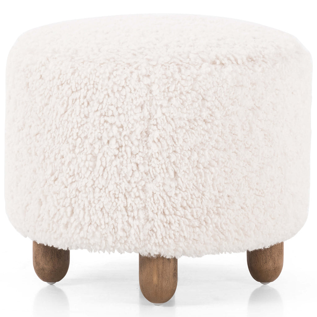 Aniston 21" Ottoman, Andes Natural – High Fashion Home