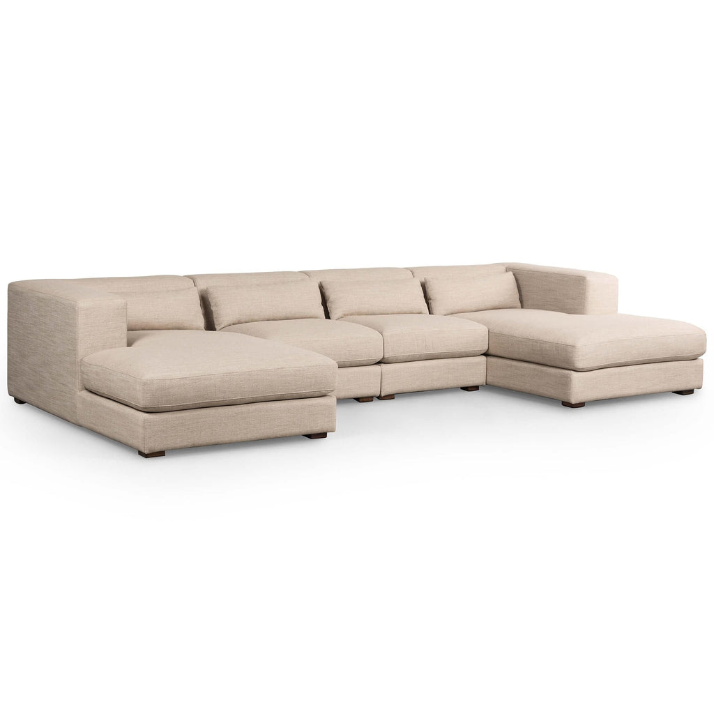 Sena Sectional, Alcala Wheat by Four Hands – High Fashion Home