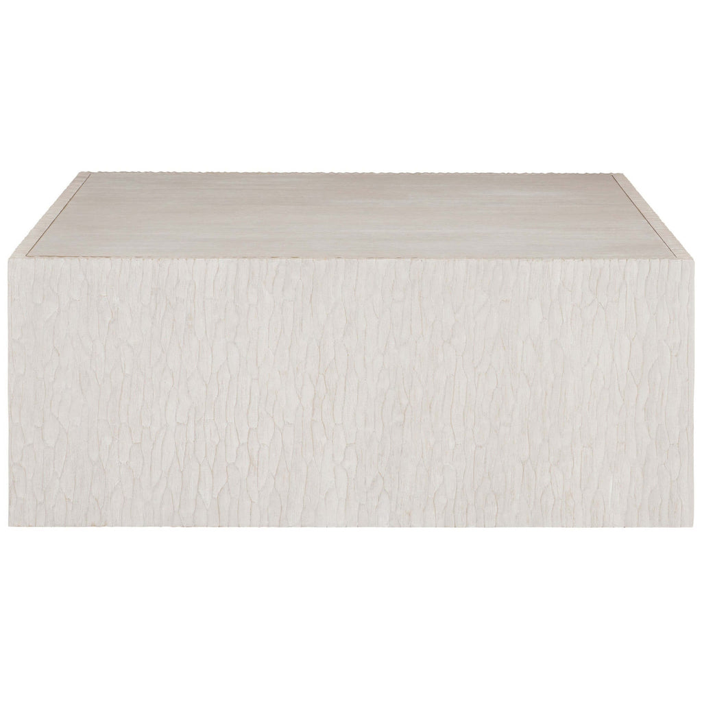 Solaria Square Cocktail Table, Weathered Bone – High Fashion Home