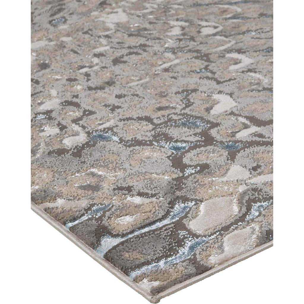 Feizy Rug Azure 3403F, Blue/Silver – High Fashion Home