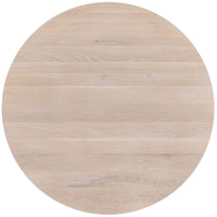 Elina Round Dining Table, Light Oak – High Fashion Home