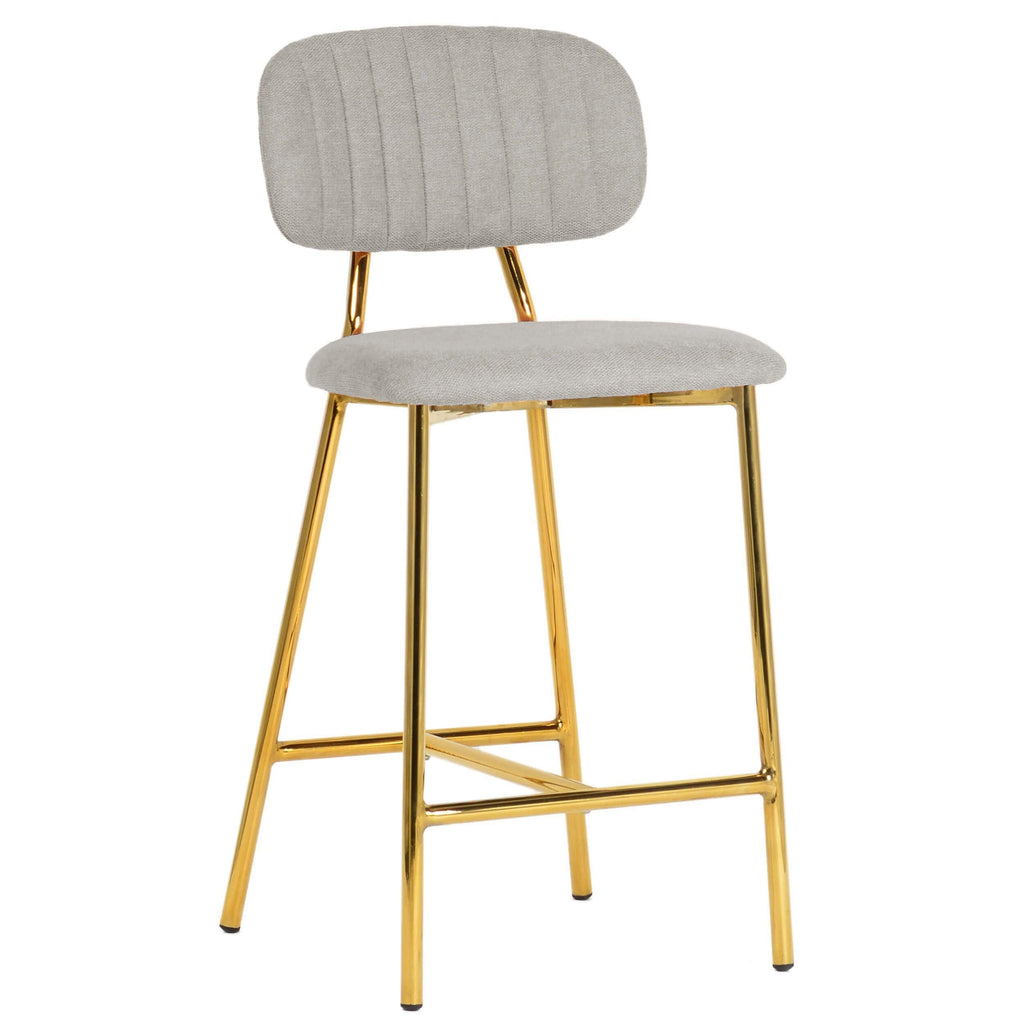 Ariana Counter Stool, Set of 2, Grey – High Fashion Home
