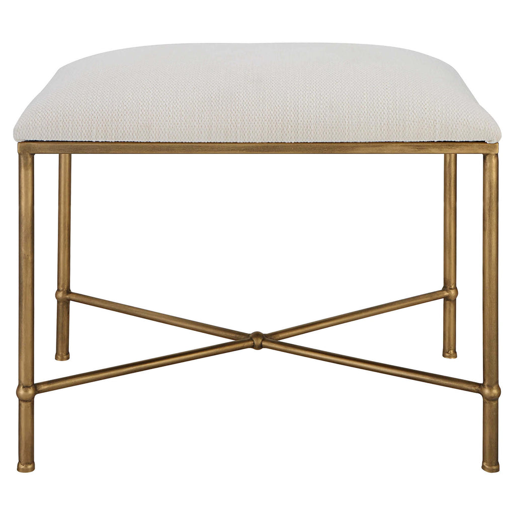 Avenham Small Bench, Gold – High Fashion Home