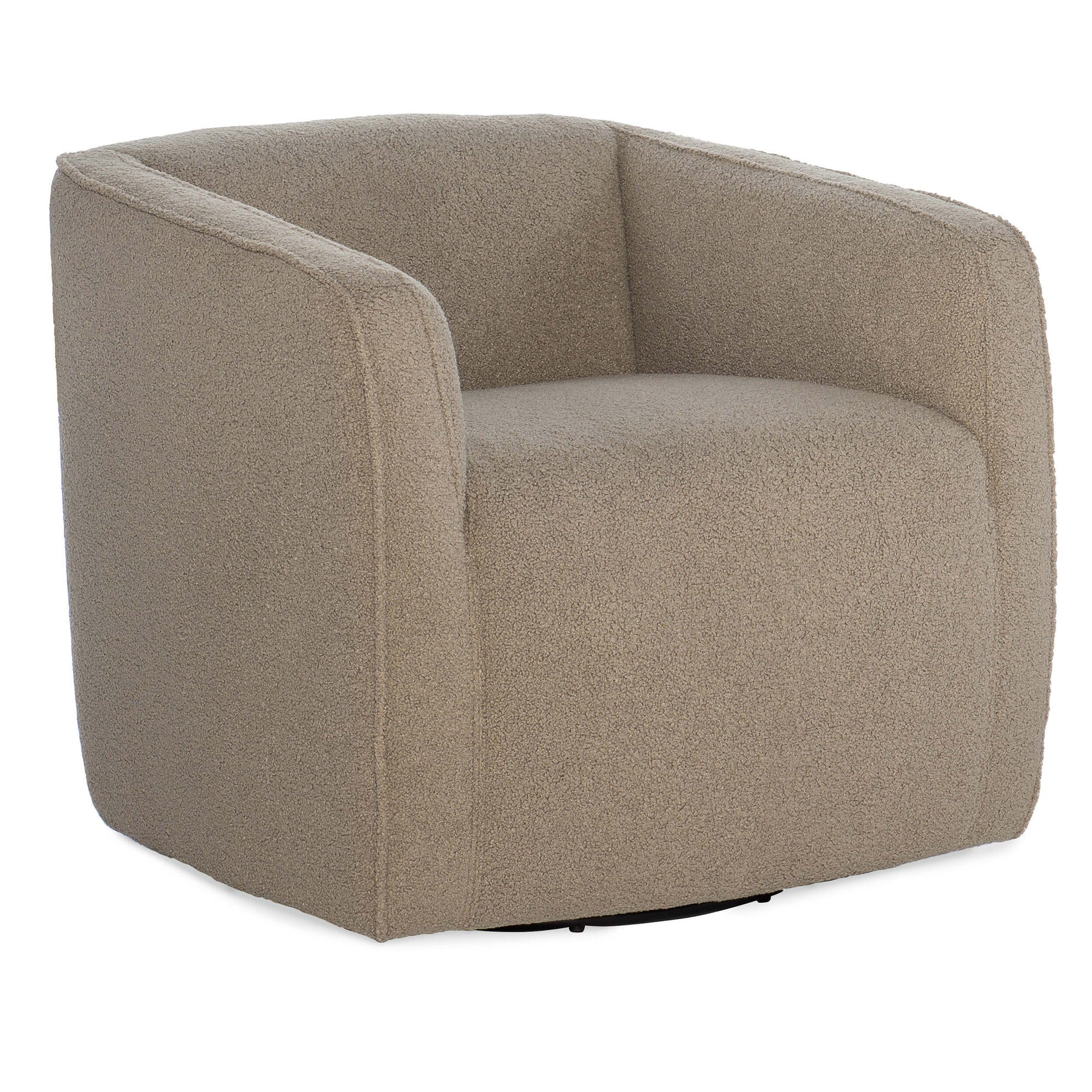 Bennet Swivel Chair, Wooly Greige – High Fashion Home