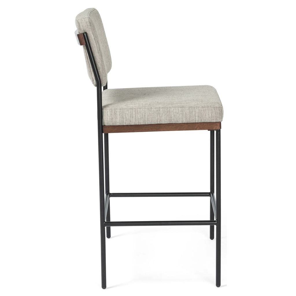 Benton Bar & Counter Stool, Savile Flannel by Four Hands – High Fashion ...