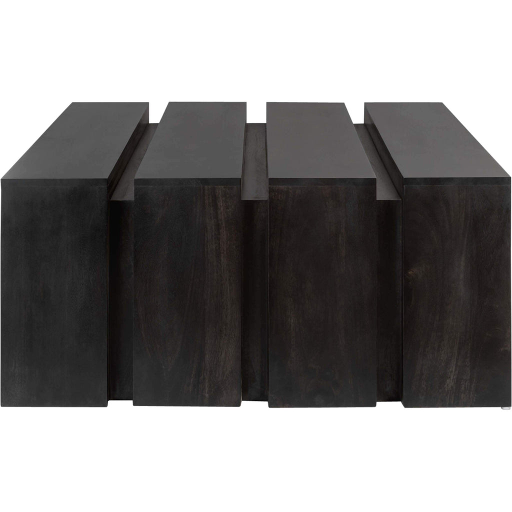 Carson Coffee Table, Dark Ebony – High Fashion Home
