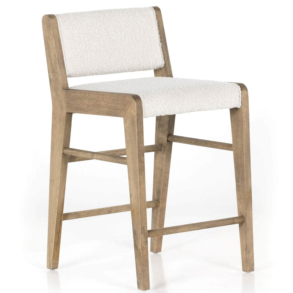 Charon Counter Stool, Knoll Natural by Four Hands – High Fashion Home