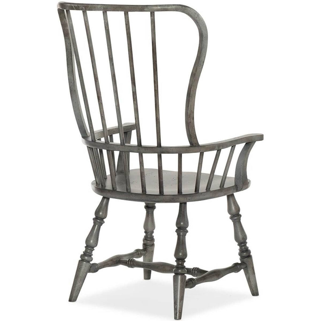 Ciao Bella Spindle Back Arm Chair, Speckled Gray, Set of 2 – High ...