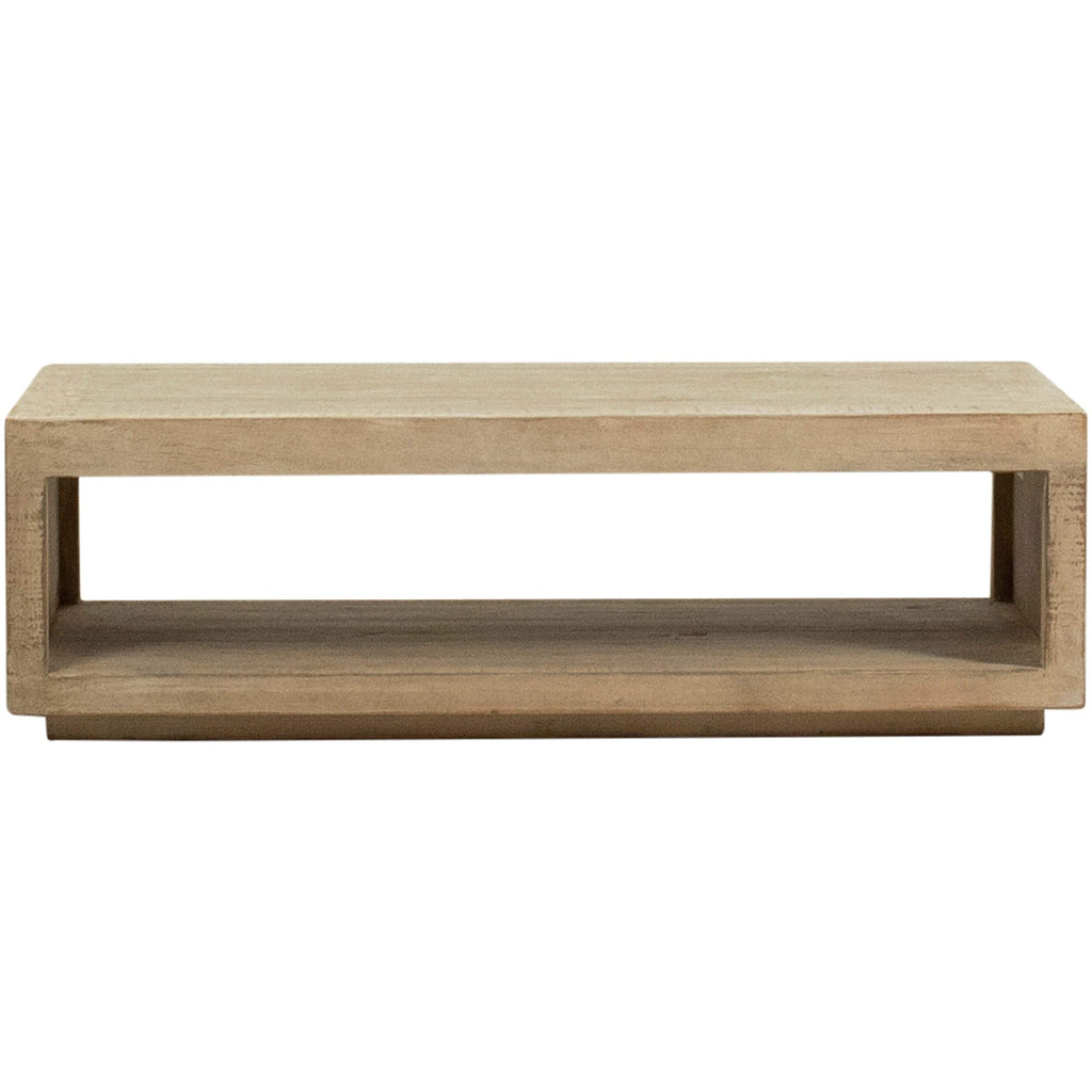 Viera Coffee Table, Light Warm Wash – High Fashion Home