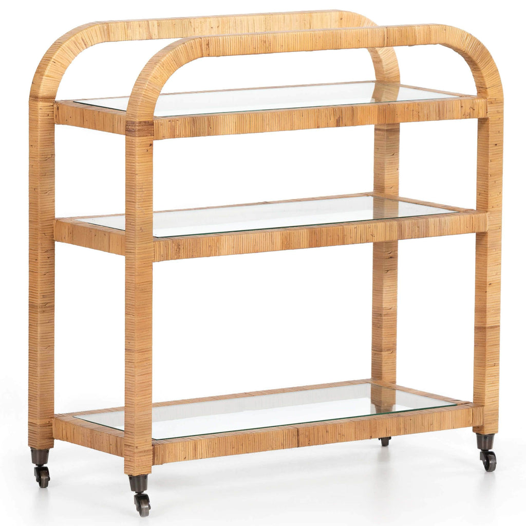 Dory Bar Cart, Honey by Four Hands – High Fashion Home