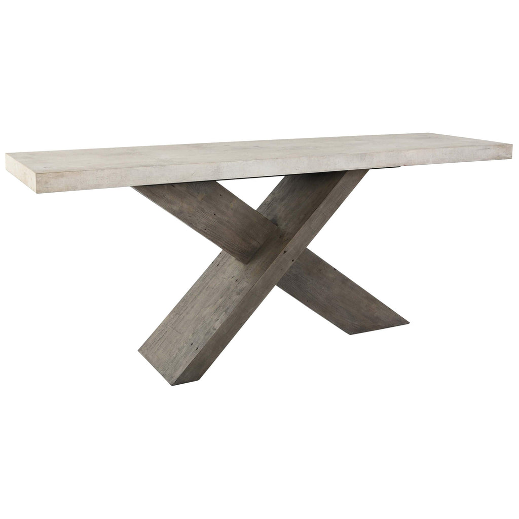Durant Console Table, Antique White – High Fashion Home