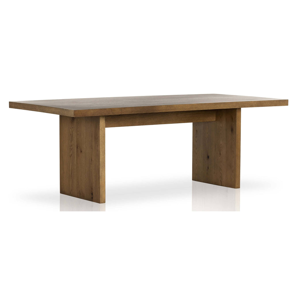 Eaton Dining Table, Amber Oak Resin by Four Hands – High Fashion Home