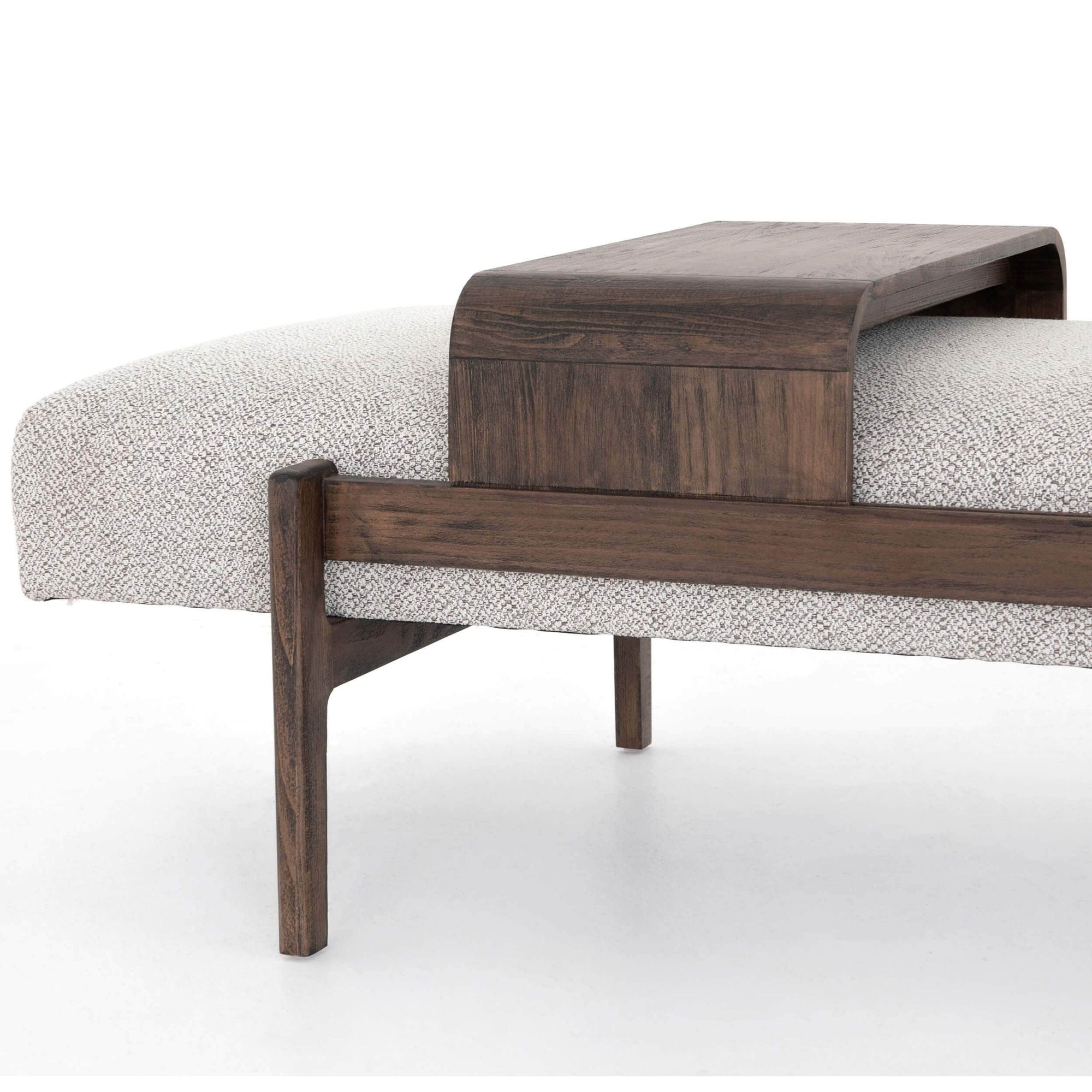 Fawkes Bench, Brunswick Pebble by Four Hands – High Fashion Home