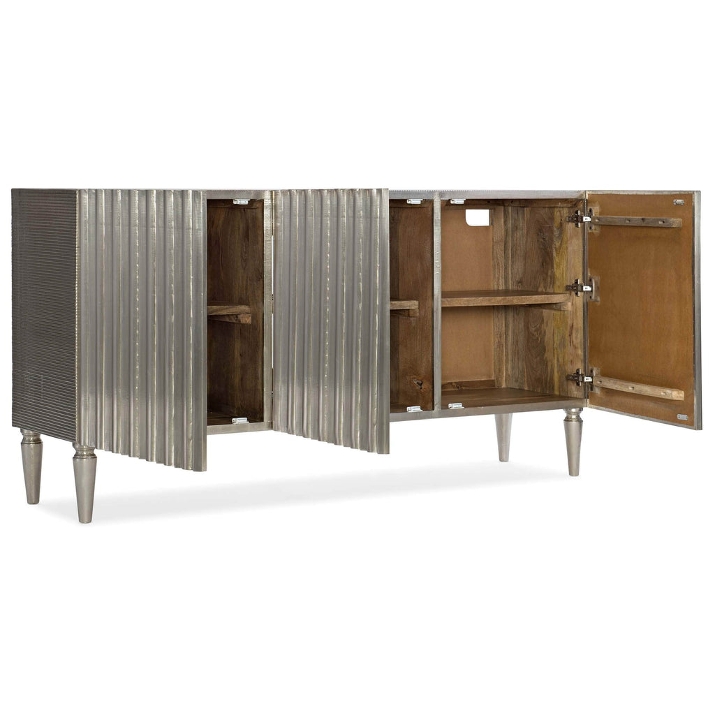 German Silver Entertainment Console – High Fashion Home