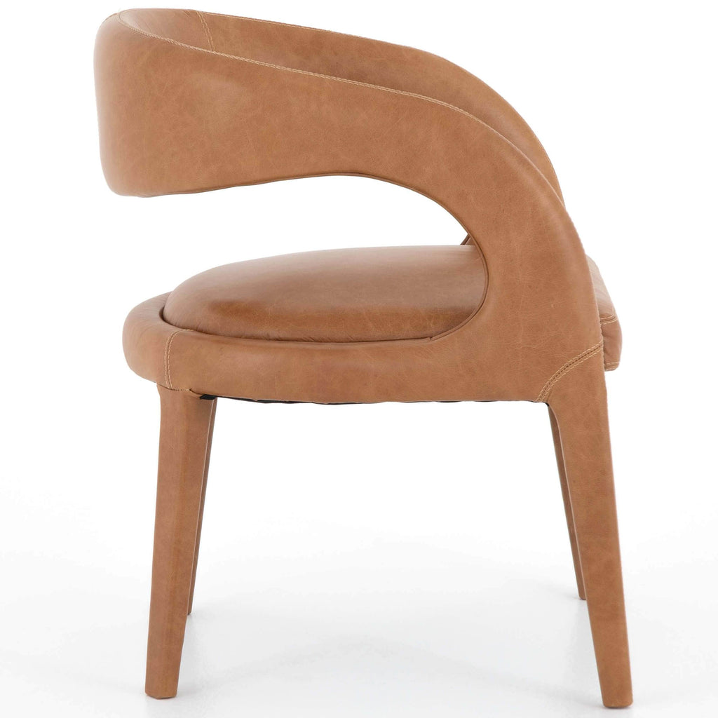 Hawkins Leather Dining Chair, Butterscotch, Set of 2 by Four Hands ...
