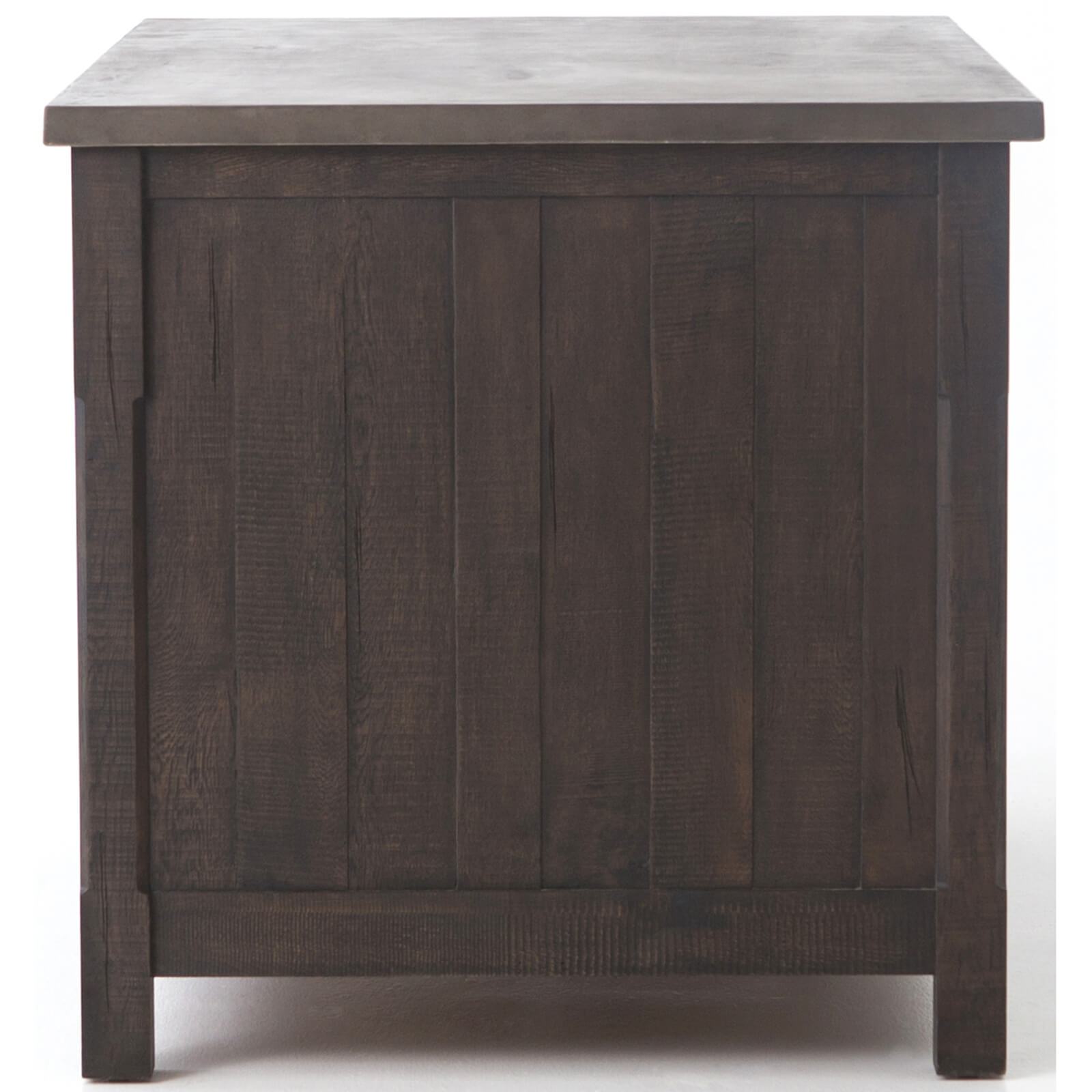 Ian Kitchen Island, Rubbed Black by Four Hands – High Fashion Home