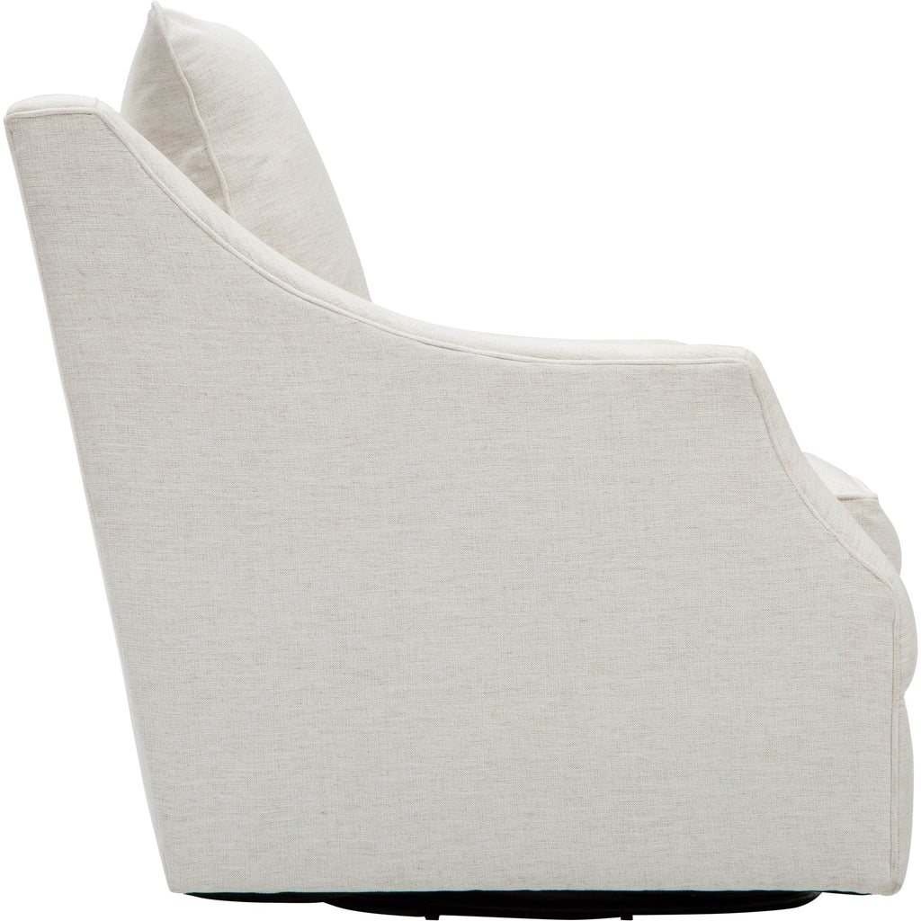 Kara Swivel Chair, Nomad Snow – High Fashion Home