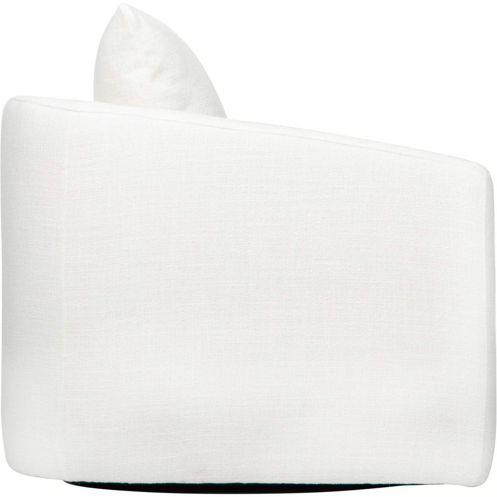 Lyle Swivel Chair, Nathan White – High Fashion Home