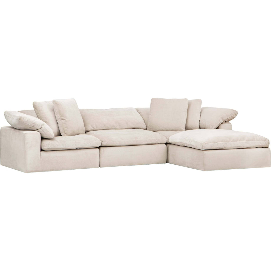 Mateo 4 Piece Modular Sectional, Romo Linen – High Fashion Home