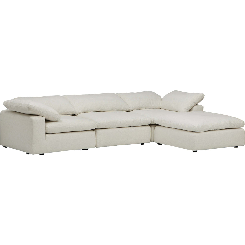 Mateo 4 Piece Modular Sectional, Nomad Snow – High Fashion Home