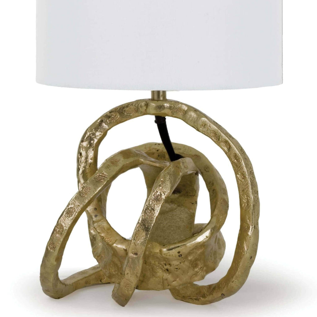 Mini Knot Table Lamp, Gold – High Fashion Home