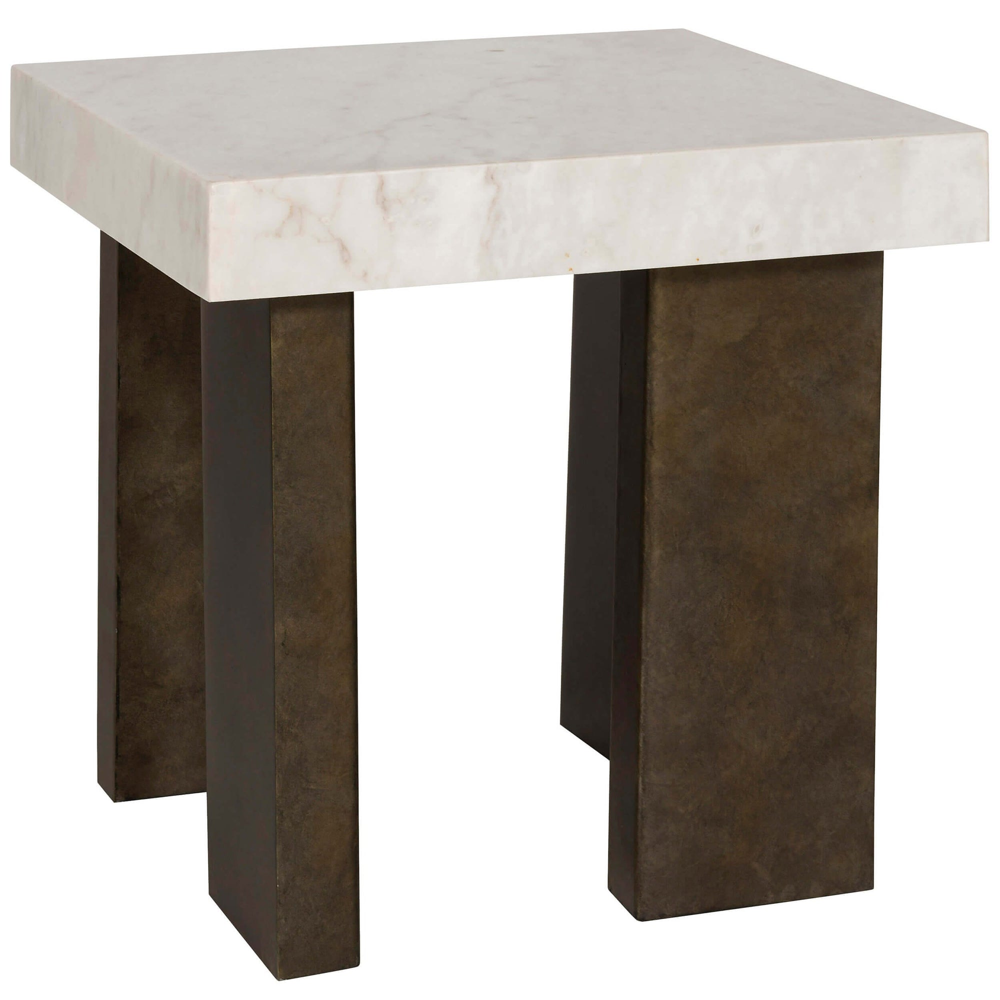 Santa Cruz Lamp Table, Dark Bronze – High Fashion Home