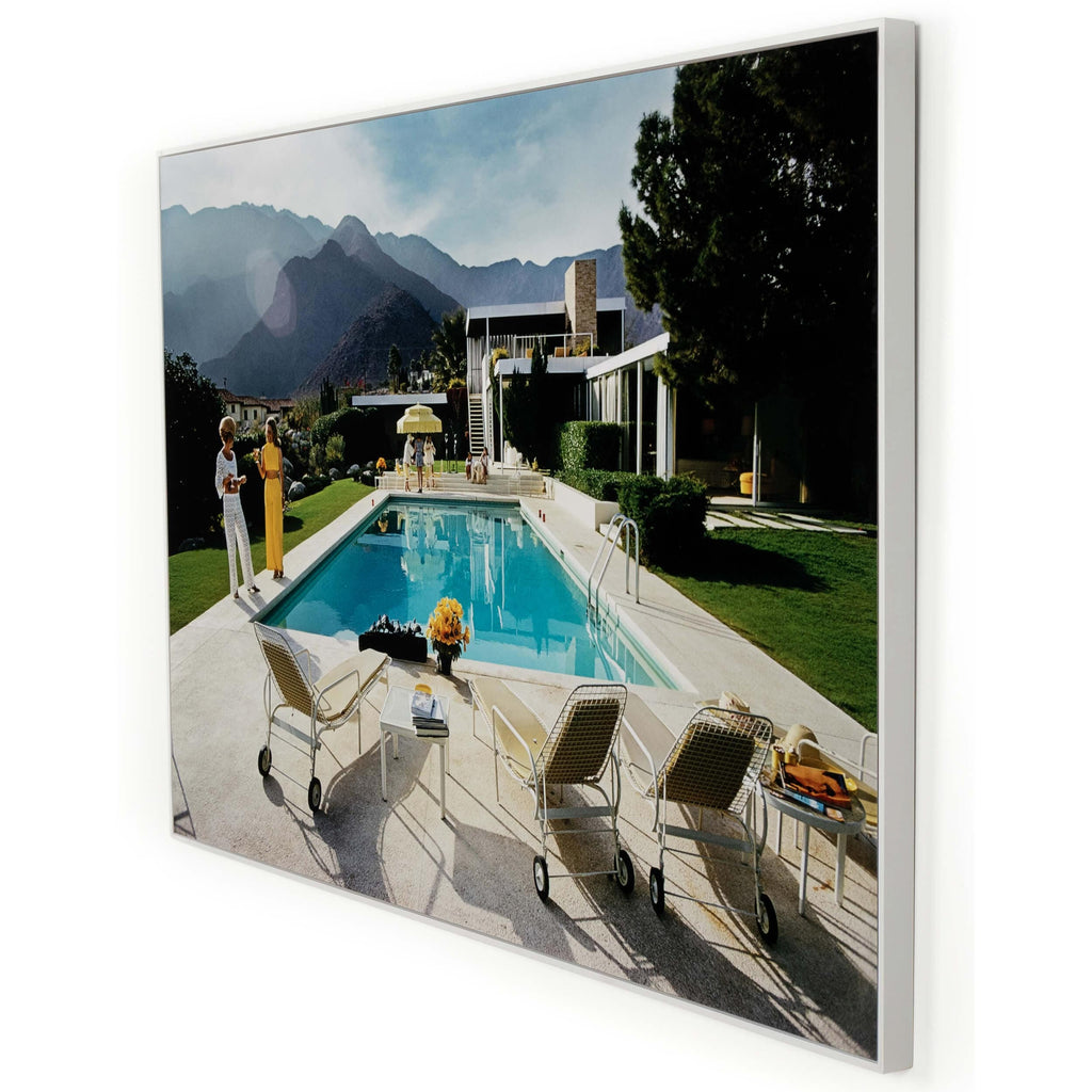 Palms Springs Pool Framed by Slim Aarons by Four Hands – High Fashion Home