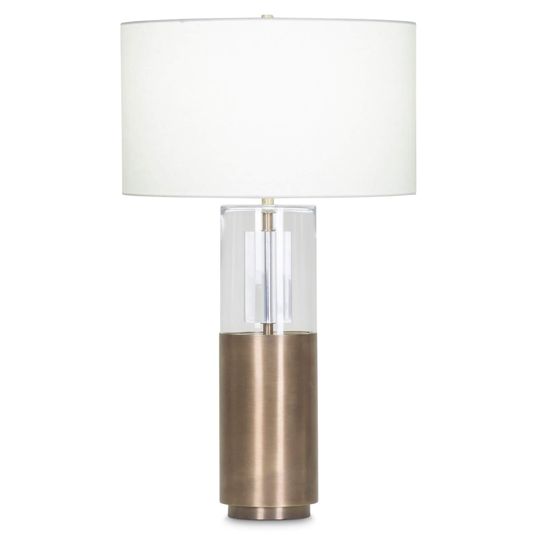 Riley Table Lamp, Off-White Linen Shade – High Fashion Home