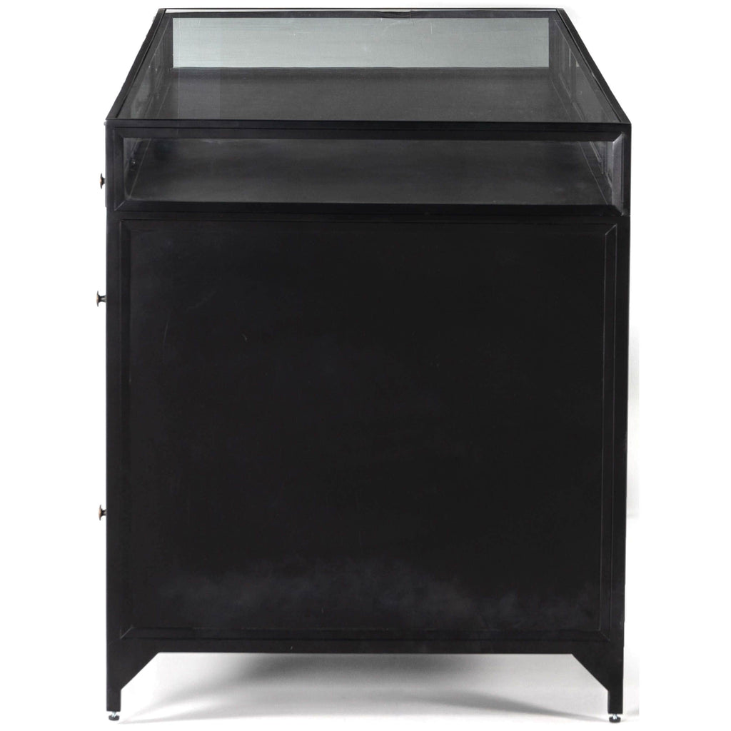 Shadow Box Executive Desk, Black by Four Hands – High Fashion Home